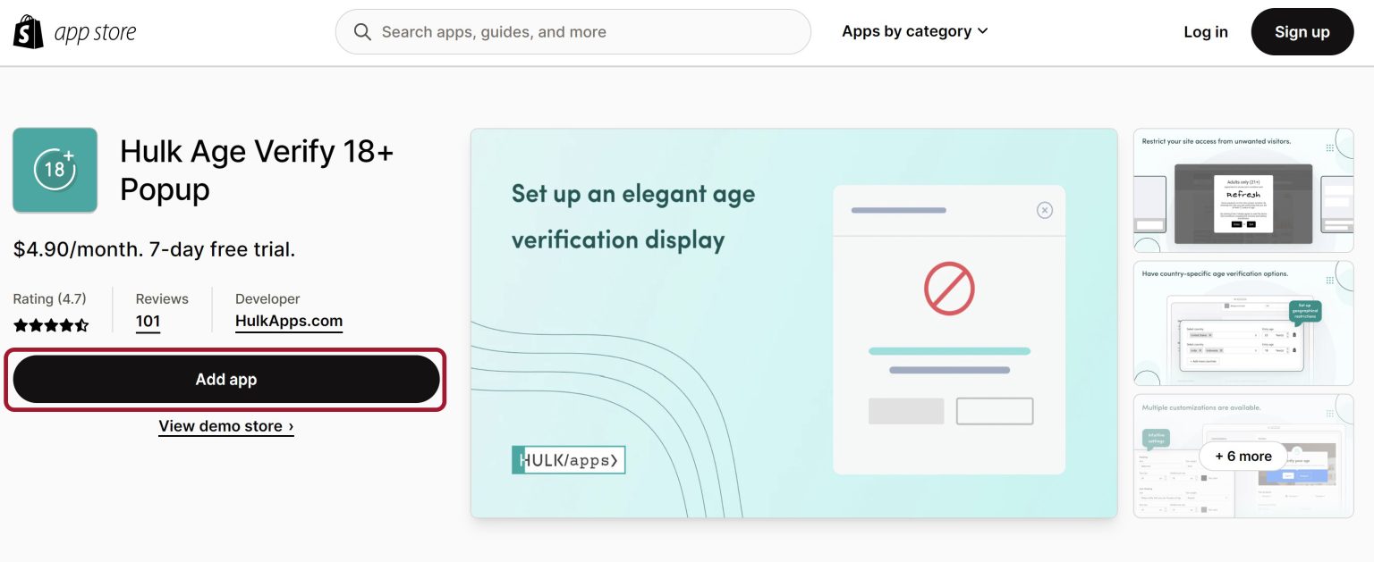 How to Add Age Verification Pop-Up on Shopify