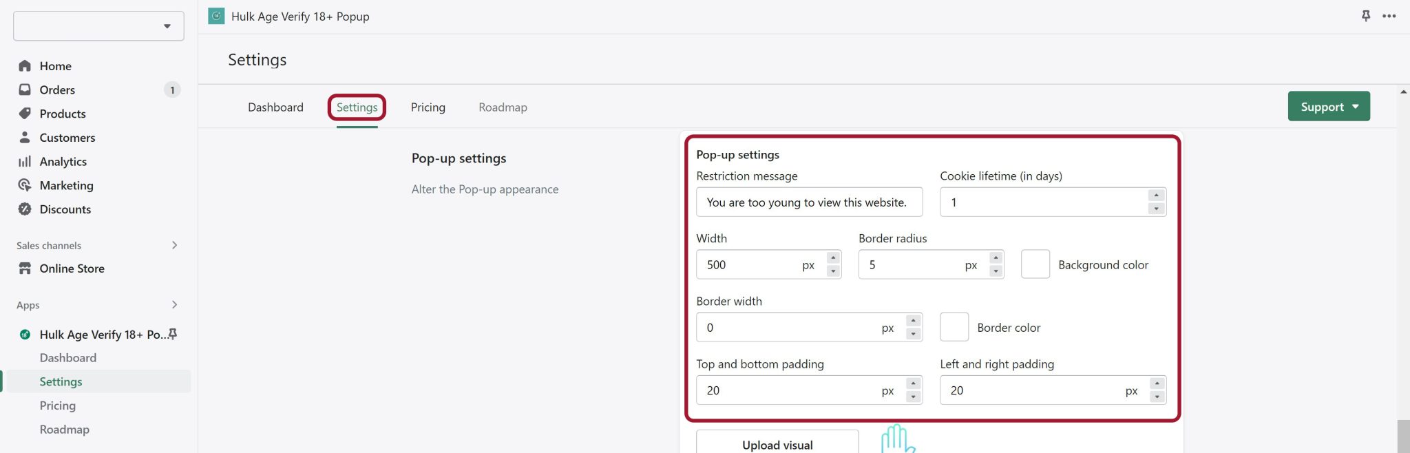 How to Add Age Verification Pop-Up on Shopify