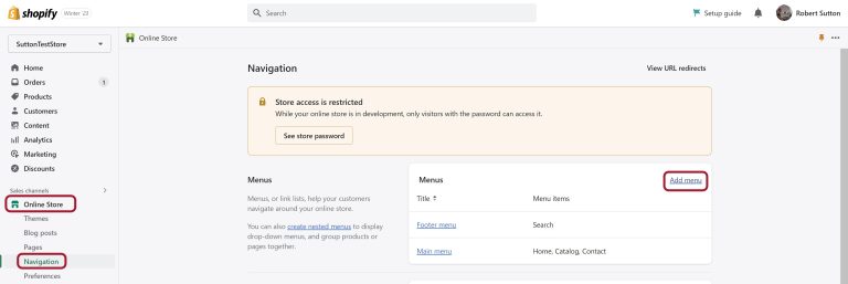 How to Add a Drop-Down Menu in the Header on Shopify