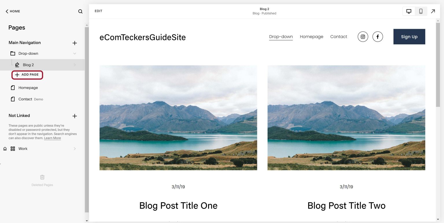 How to Add a Drop-Down Menu to Squarespace in 3 Steps
